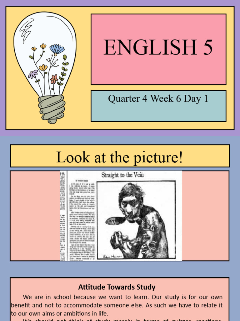 ENGLISH 5 q4 Week 6 | PDF | Project Based Learning