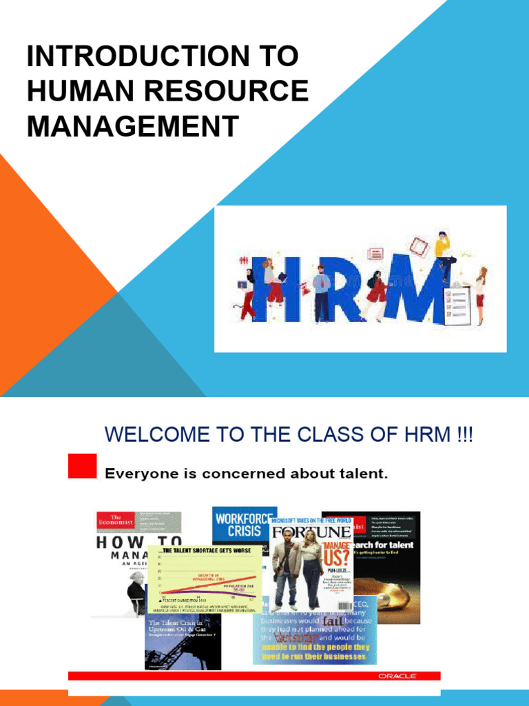 Introduction To HRM | PDF | Human Resources | Human Resource Management