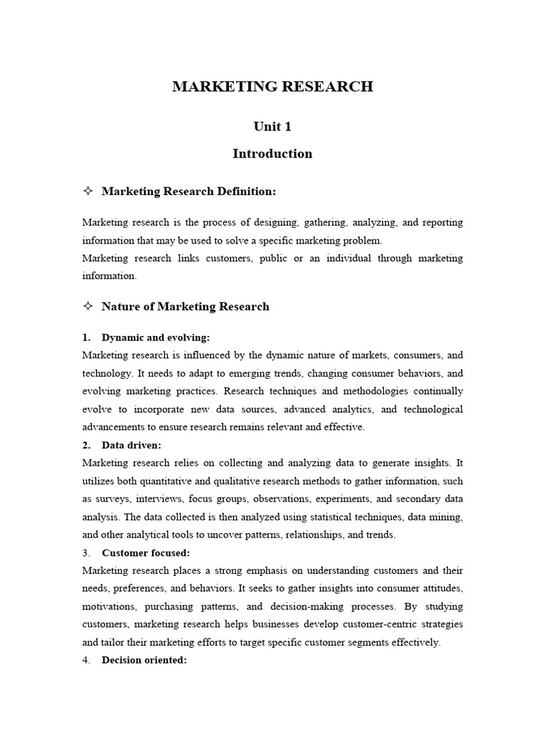 Understanding Marketing Research Essentials | PDF | Marketing Research ...