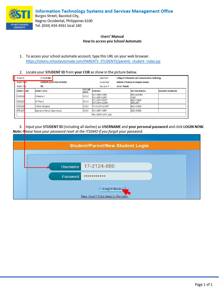 Users Manual 1 | PDF | Password | Login