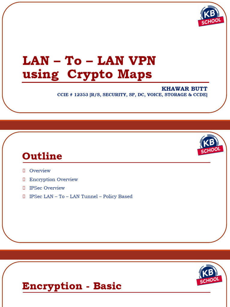 1.2 1. LAN - To - LAN VPN Using Crypto Maps | PDF | Computer Engineering | Cyberspace