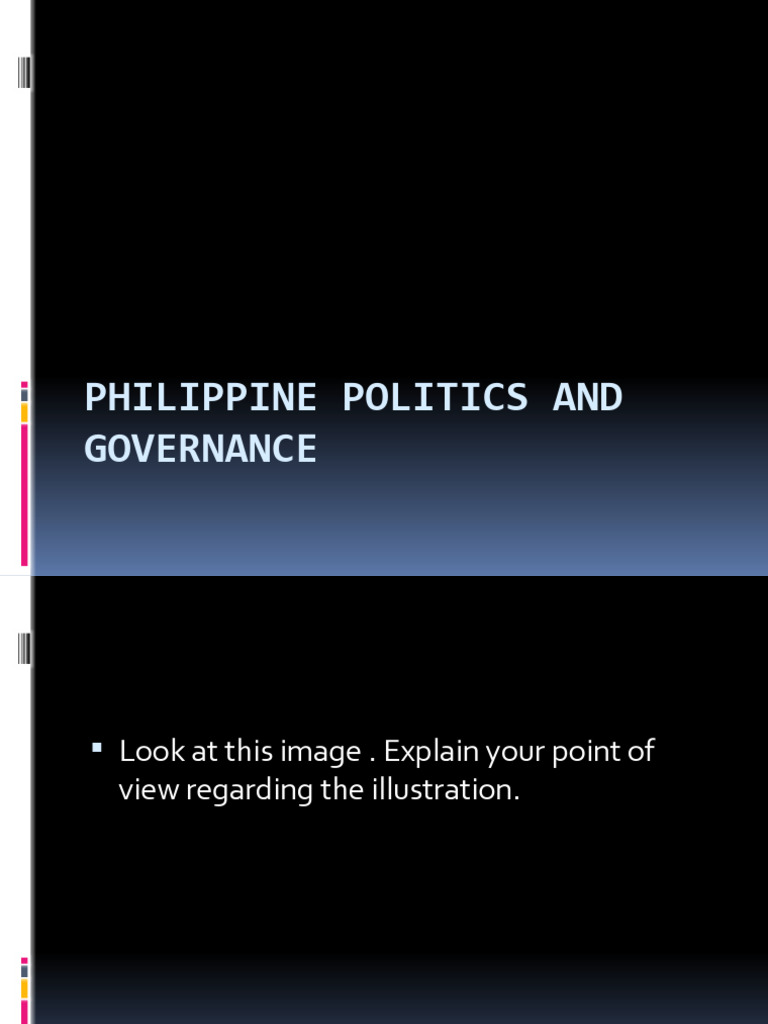 Philippine Politics and Governance Overview | PDF | Governance ...