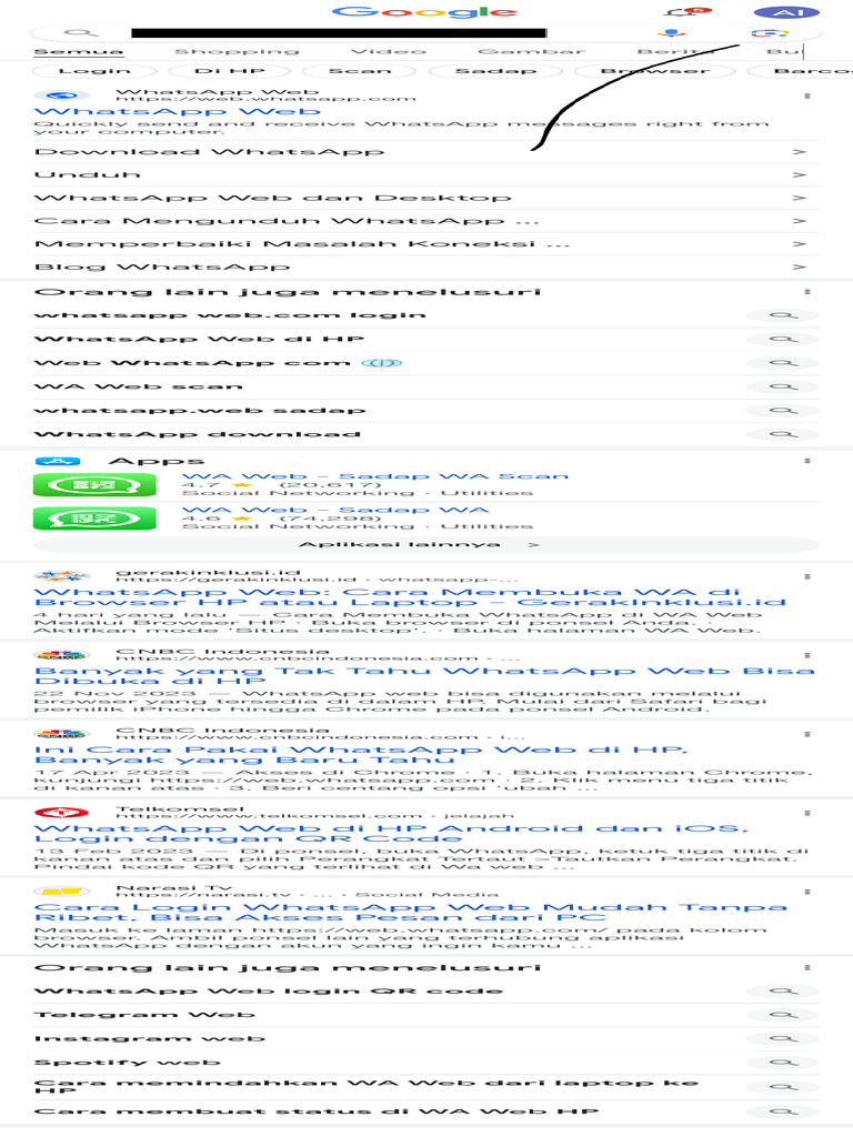 Wa Web - Penelusuran Google | PDF