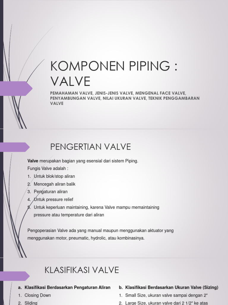 Materi Valve | PDF