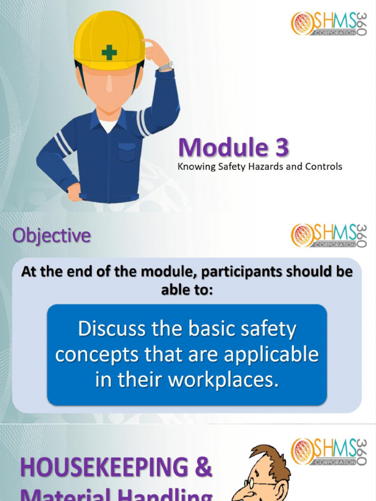 Module 3 - Knowing Safety Hazards & Controls | PDF | Sulfuric Acid ...