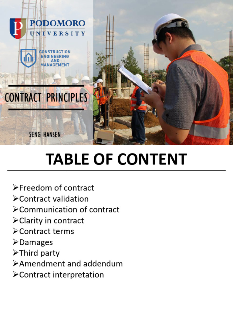 Contract Principles | PDF