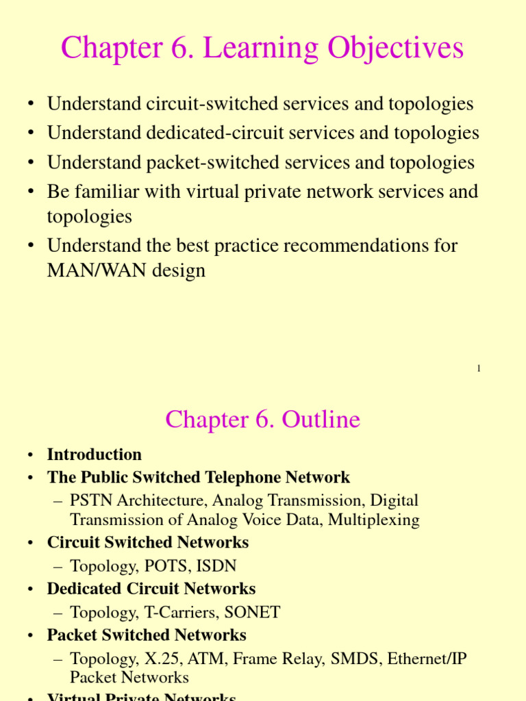 Inet ch06 | PDF | Modulation | Computer Network