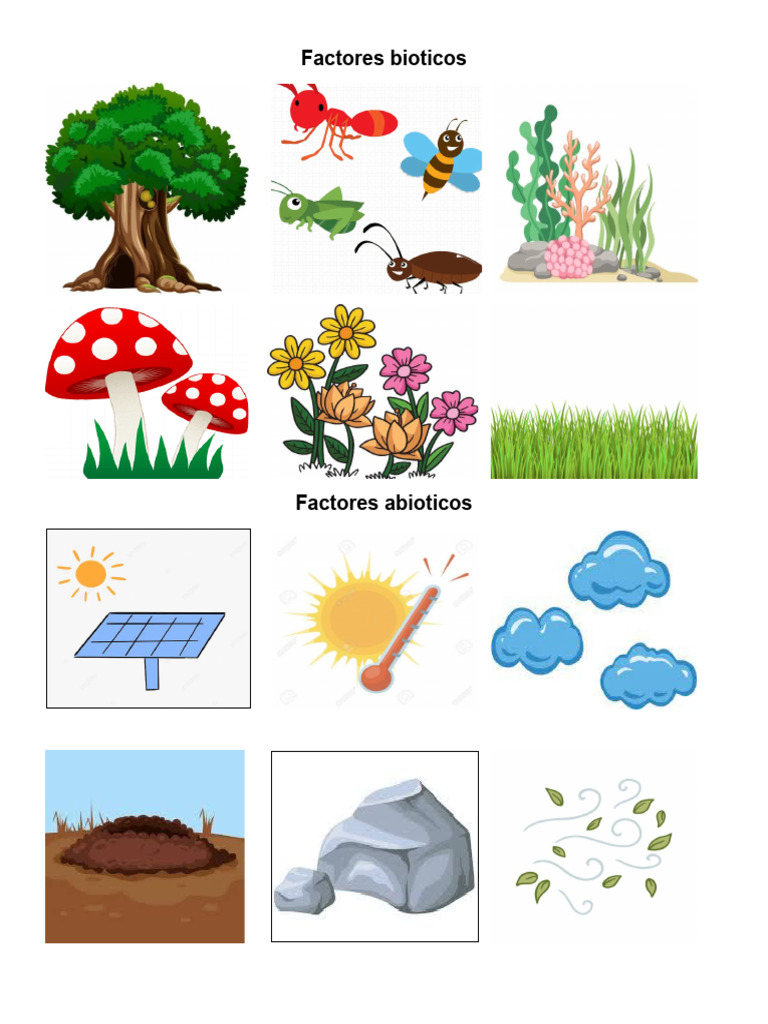 Factores Bioticos Pdf Ciencia Y Matemáticas Tecnología