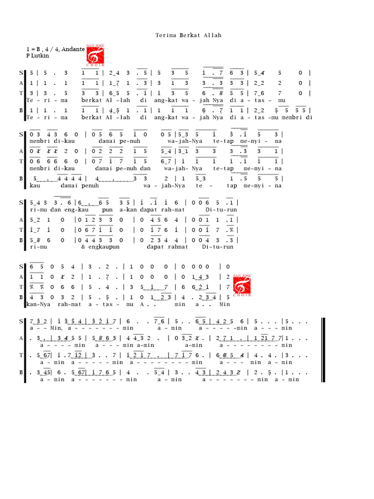 Terima Berkat Allah | PDF