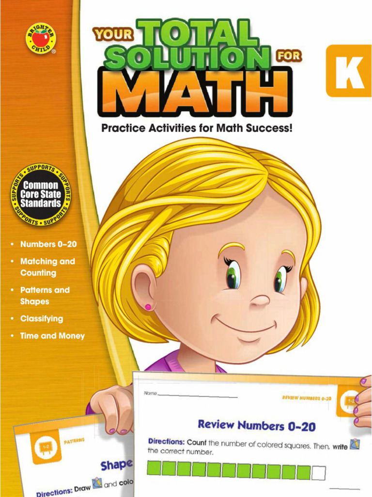 Your Total Solution For Math - Kindergarten | PDF