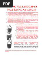 (Tagalog) Mass Guide | PDF