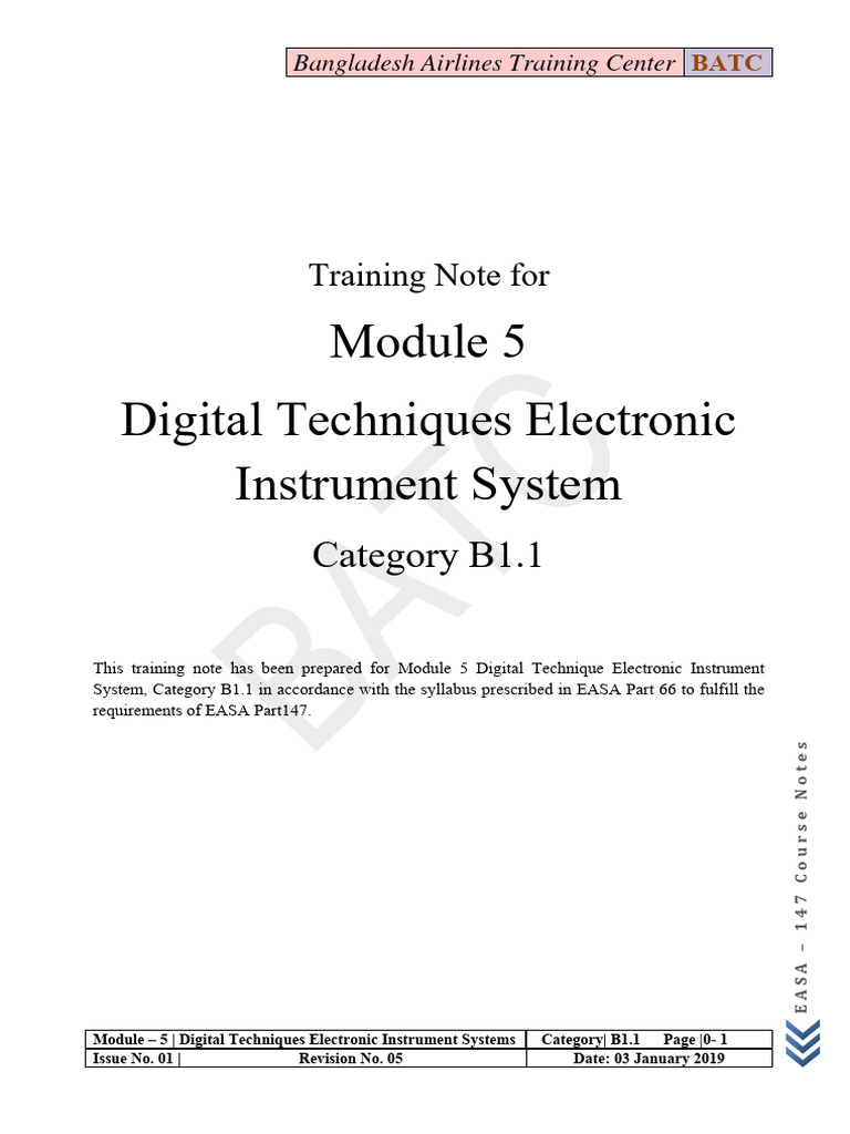 Module 5 B1.1 Rev 5 | PDF | Binary Coded Decimal | Aircraft