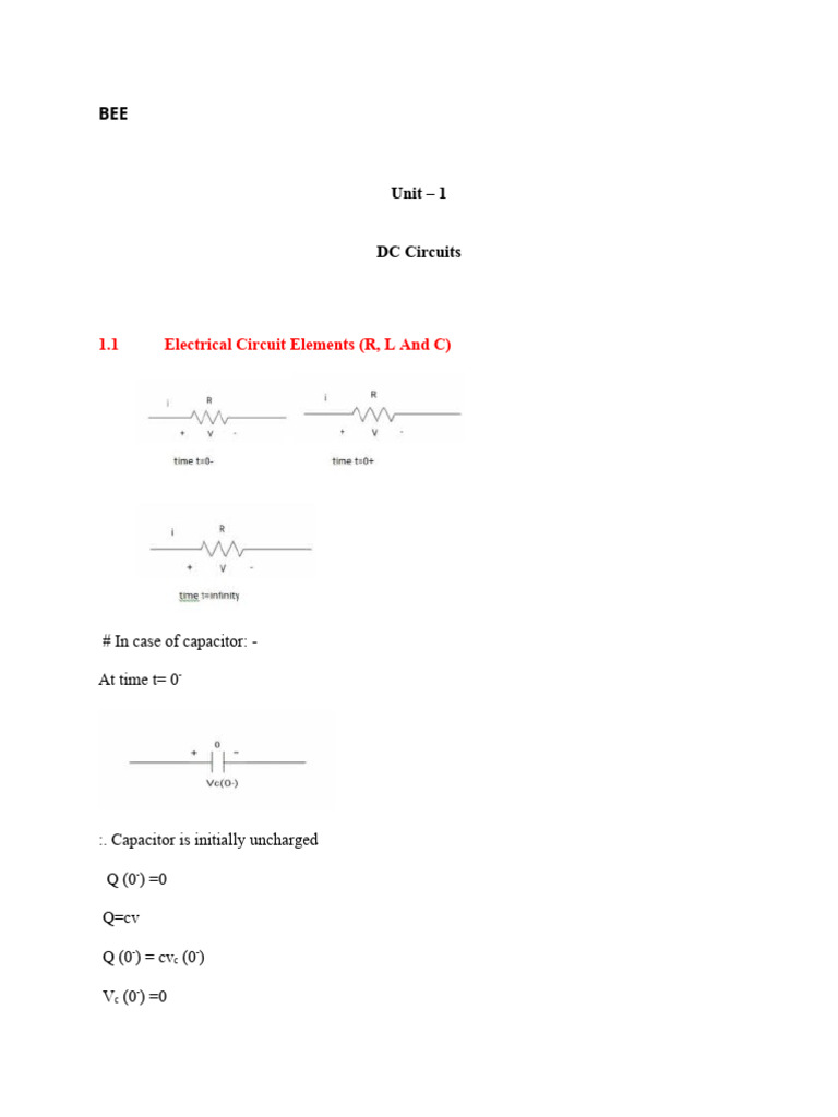 Bee 1 | PDF | Electrical Network | Voltage