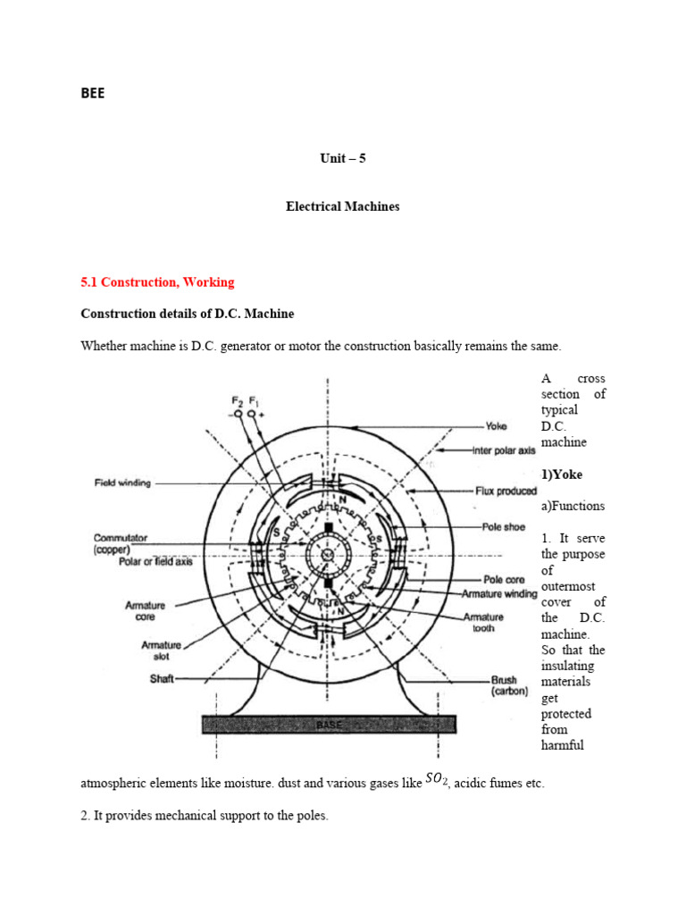 Bee 5 | PDF | Electric Motor | Electromagnetic Induction