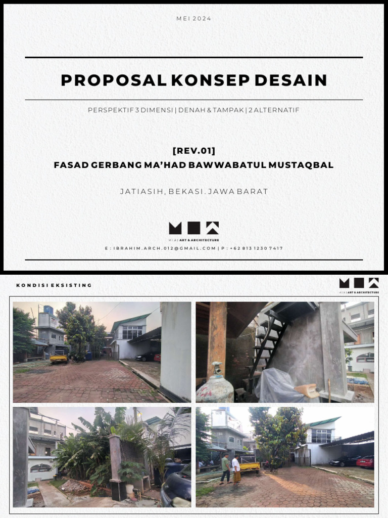 (Mei 2024) Rev.01 - Draft Alternatif Fasad - Mahad Bawwabatul Mustaqbal - Mia Art & Arch ...