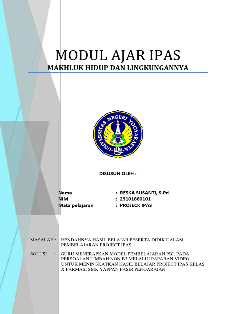 Modul Ajar Limbah Non b3 Revisi | PDF