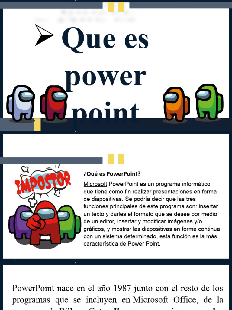 Plantilla Powerpoint Among Us | PDF