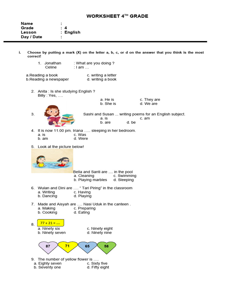 Soal Sumatif Kls 4 | PDF | Language Arts & Discipline | Home & Garden