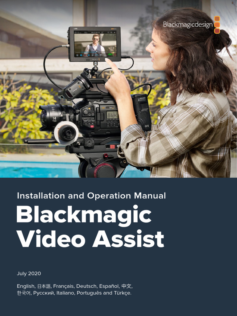Blackmagic Video Assist 12G | PDF | Video | Exposure (Photography)