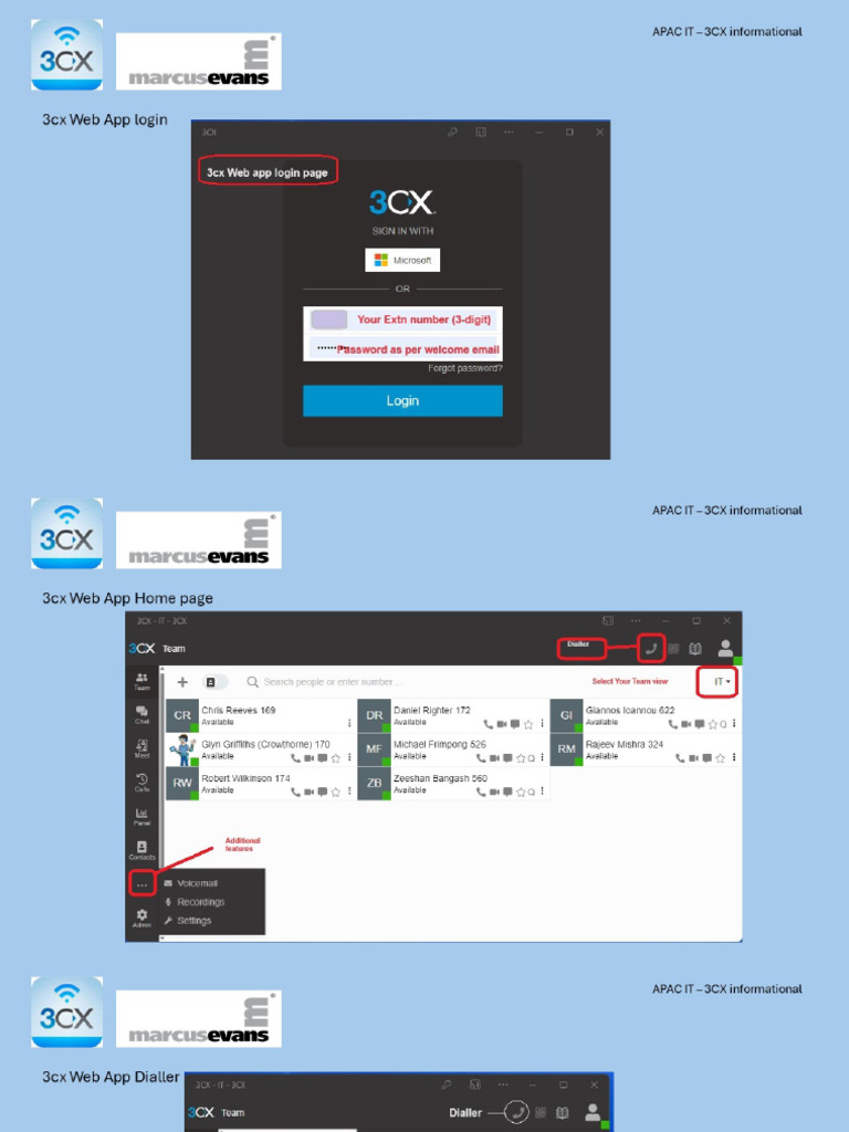 APAC 3cx User Guide | PDF