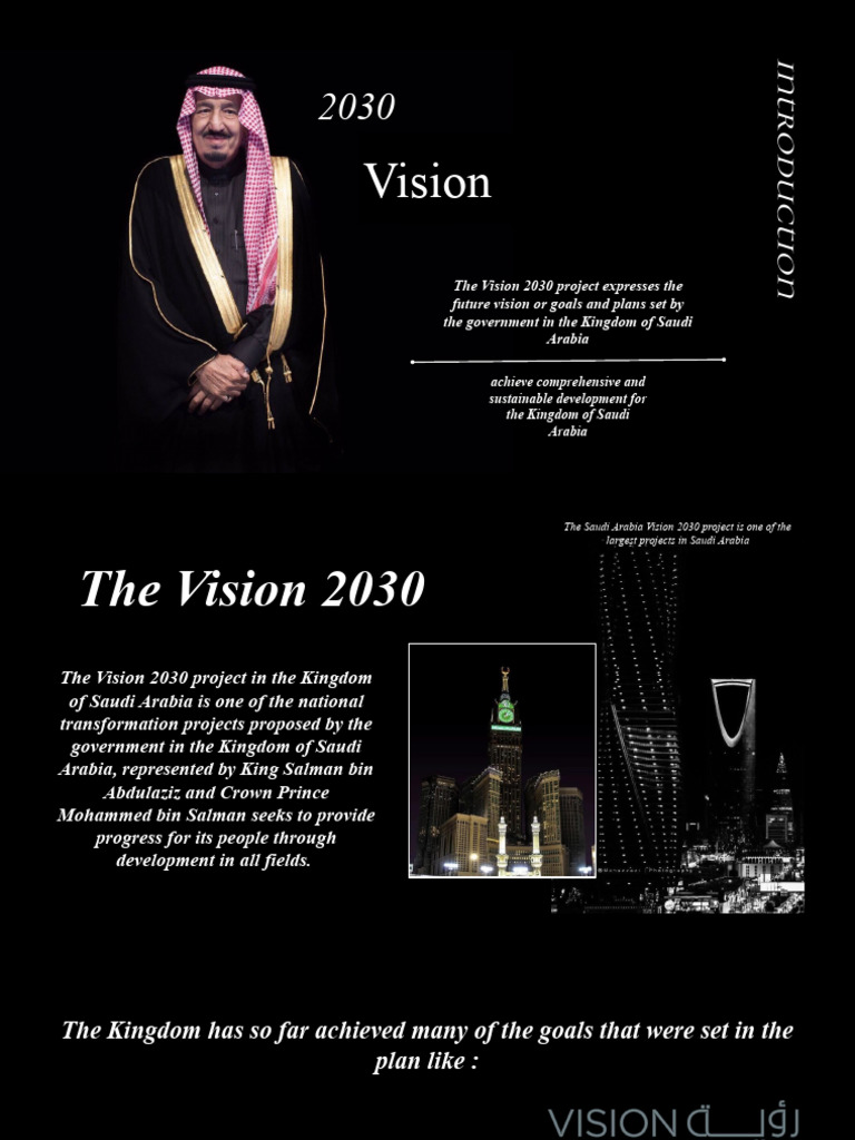 Saudi Arabia Vision 2030 Overview | PDF | Business | Finance & Money ...