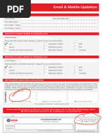 KFintech Contact Details Updation Form | PDF