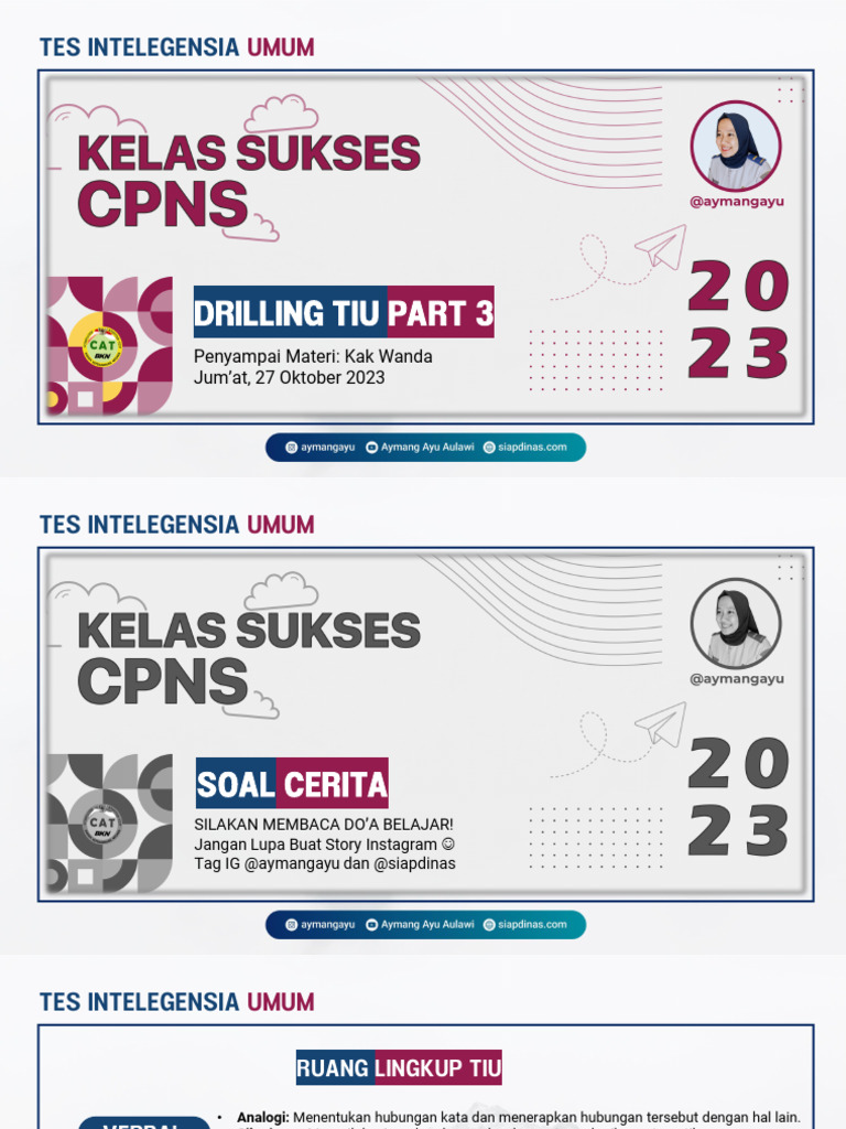 Soal Drilling TIU Part 3 | PDF