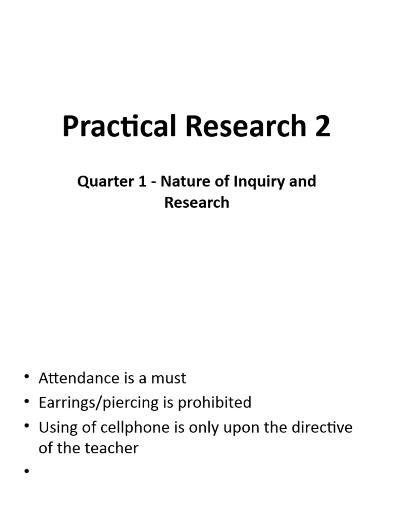 Practical Research 2 Module 1 Presentation | PDF | Quantitative ...