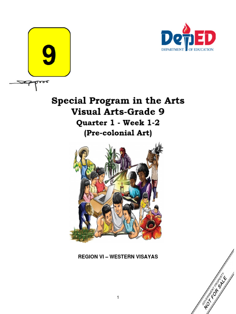 SPA Visual Arts Grade 9 Quarter 1week 1-2 | PDF