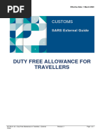 Zimbabwe Customs Declaration Guide | PDF