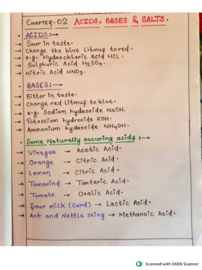 Acids and Base | PDF