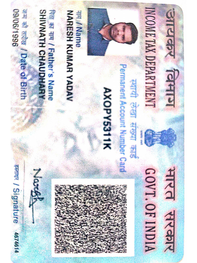 Pan Card PDF | PDF