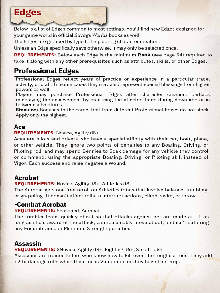 Core Professional Edges | PDF