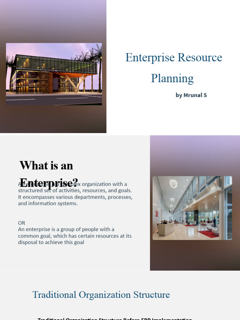 ERP-Unit -1 | PDF | Enterprise Resource Planning | Business Process