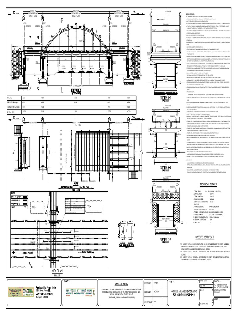 ROB GAD Ch.-5+640 (1x15.00+1x54.00+1x15.00) bow-GAD PKG-01 | PDF | Rail Transport | Materials