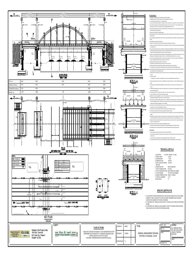 ROB - GAD - Ch.-38+367 - (1x15.00+1x54.00+1x15.00) - Bow - PKG-03-GAD | PDF | Building Materials ...