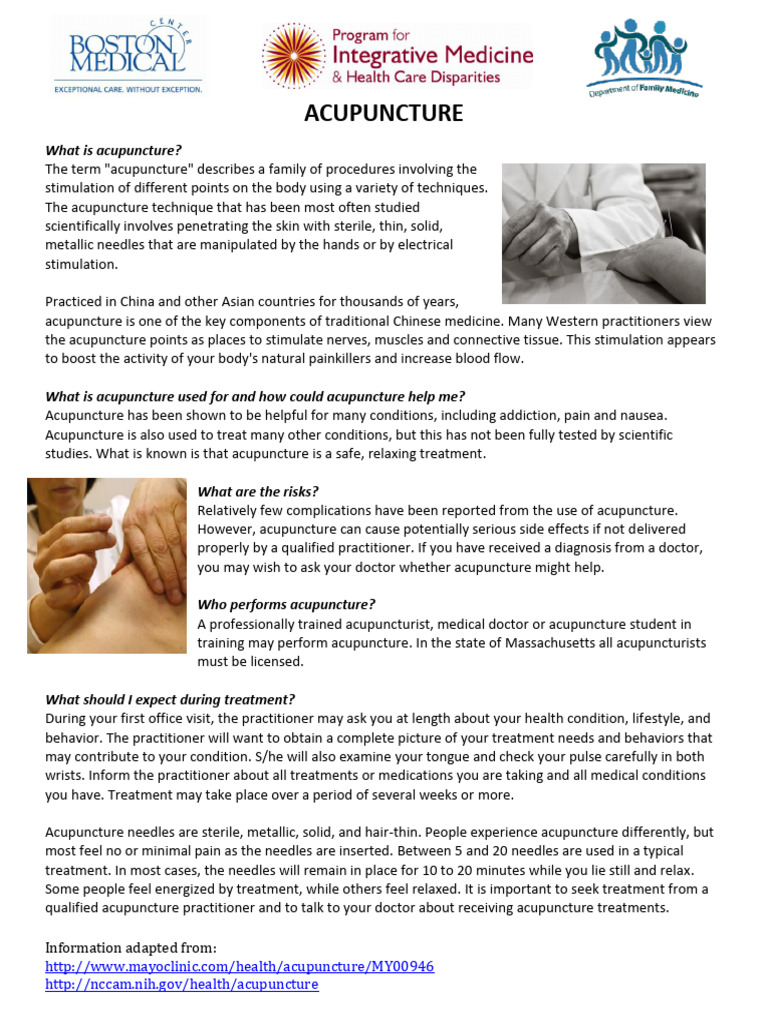 What Is Acupuncture 2013 | PDF | Acupuncture | Medical Treatments