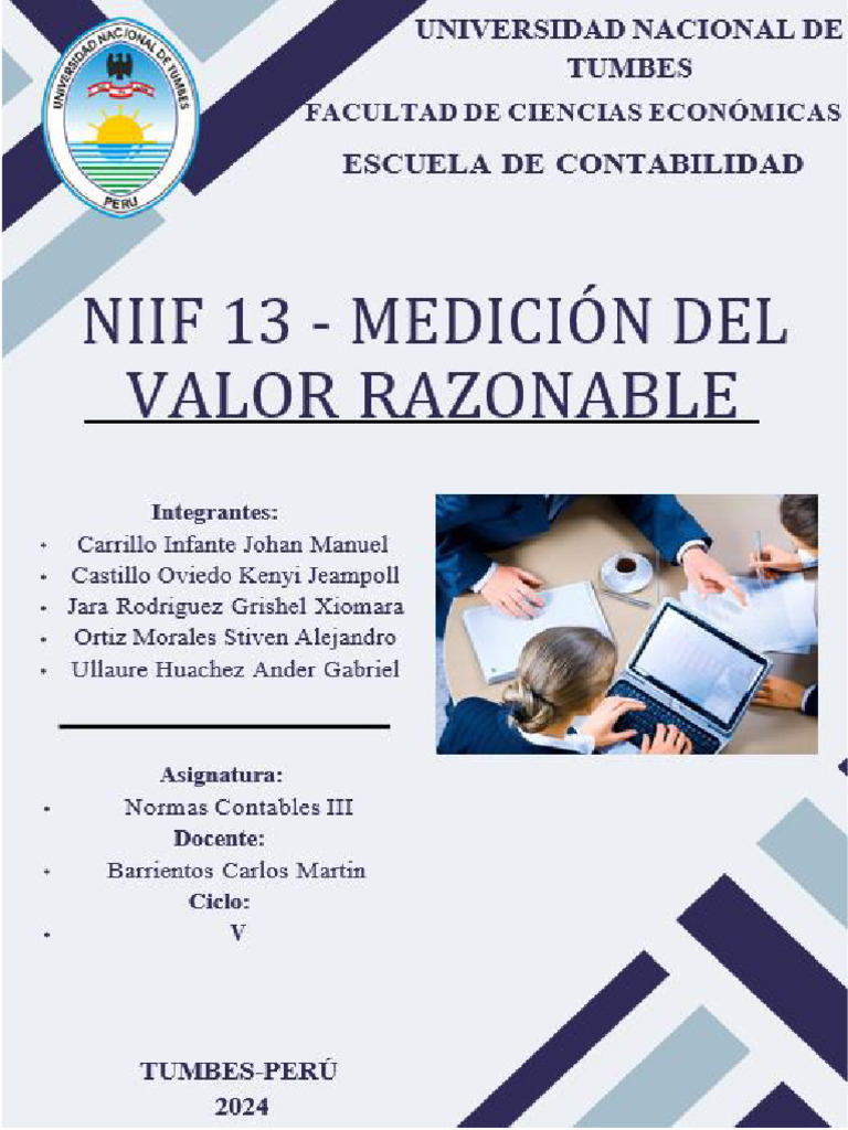 Niif 13 - Medición Del Valor Razonable | PDF | normas internacionales ...