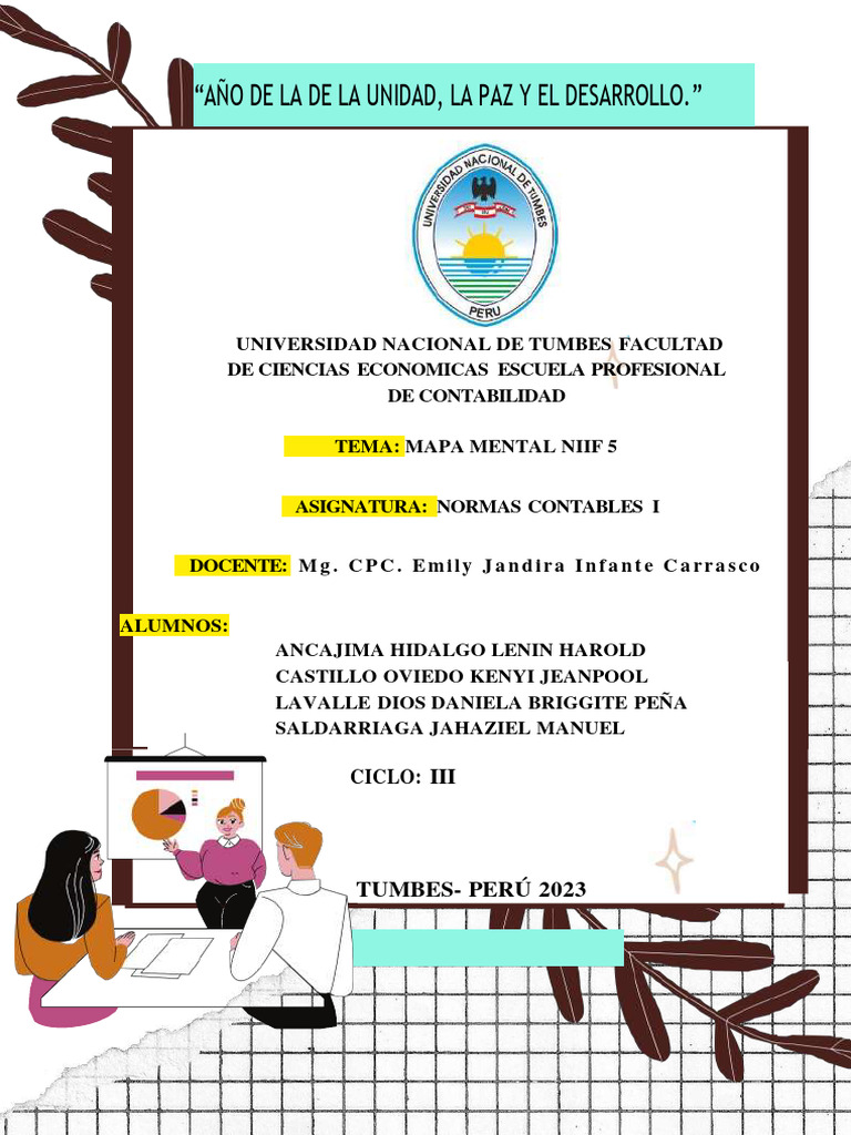 Mapa Mental Niif 5 | PDF | normas internacionales de INFORMACION ...