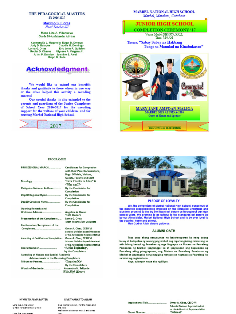 Program-Completion 2017 | PDF