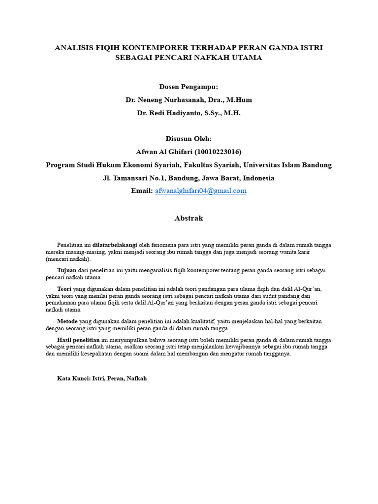 Tugas Uas PH Islam Jurnal | PDF | Sains & Matematika | Agama ...