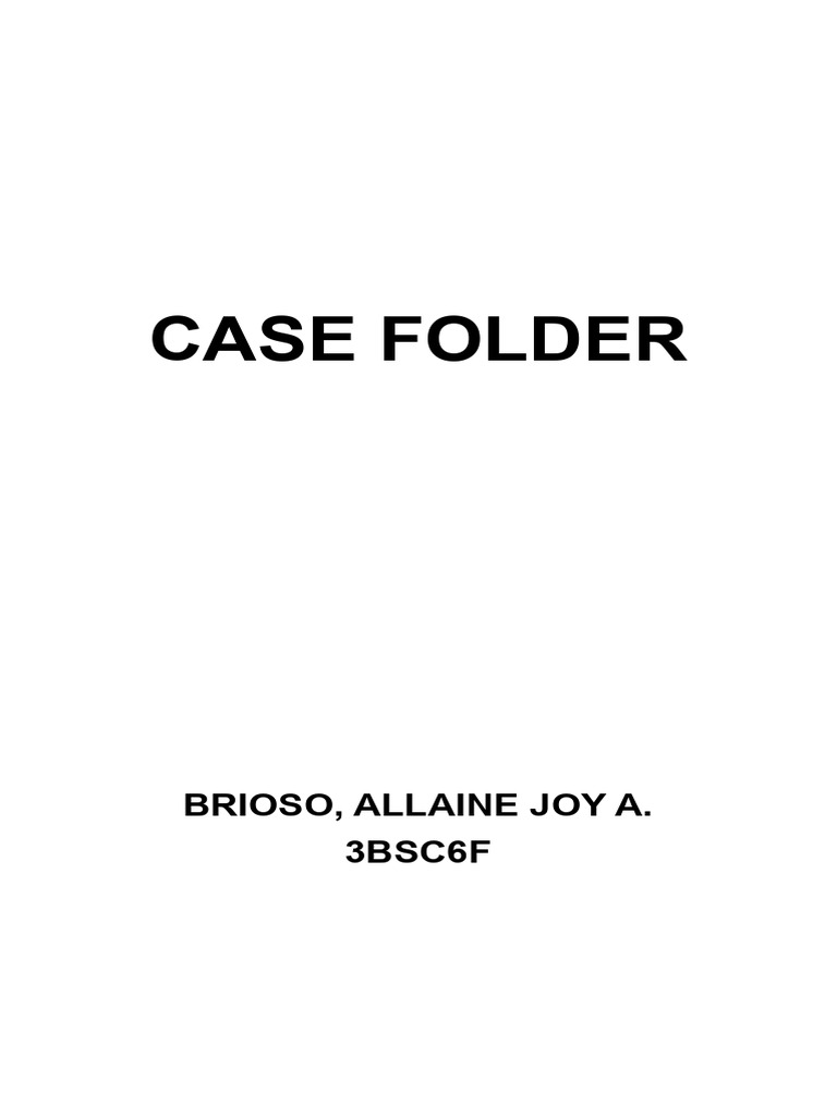 Case Folder (Finished) | PDF | Detective | Prosecutor