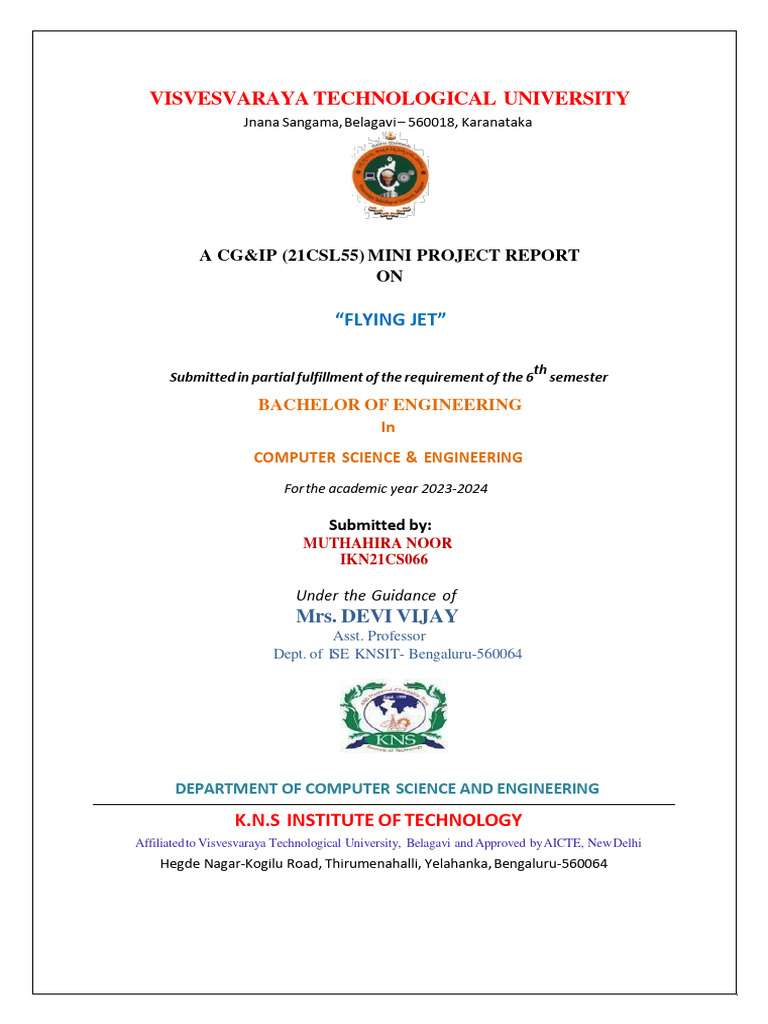 CG Mini Project | PDF | Jet Engine | Python (Programming Language)