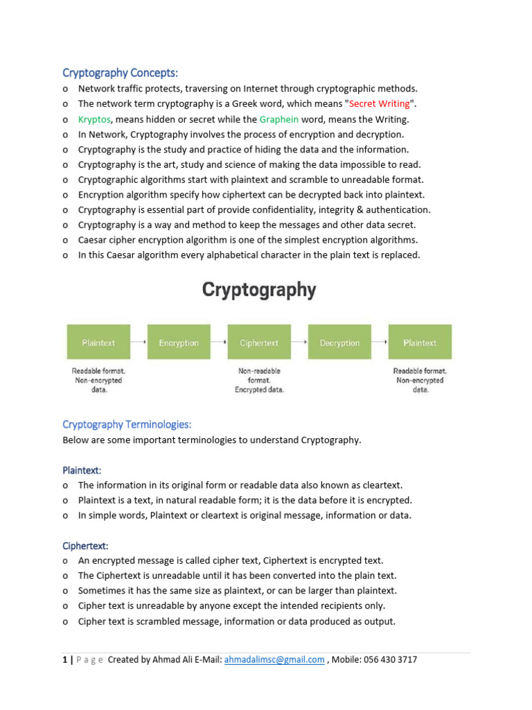 86 Cryptography Concepts Pdf Encryption Cryptography 
