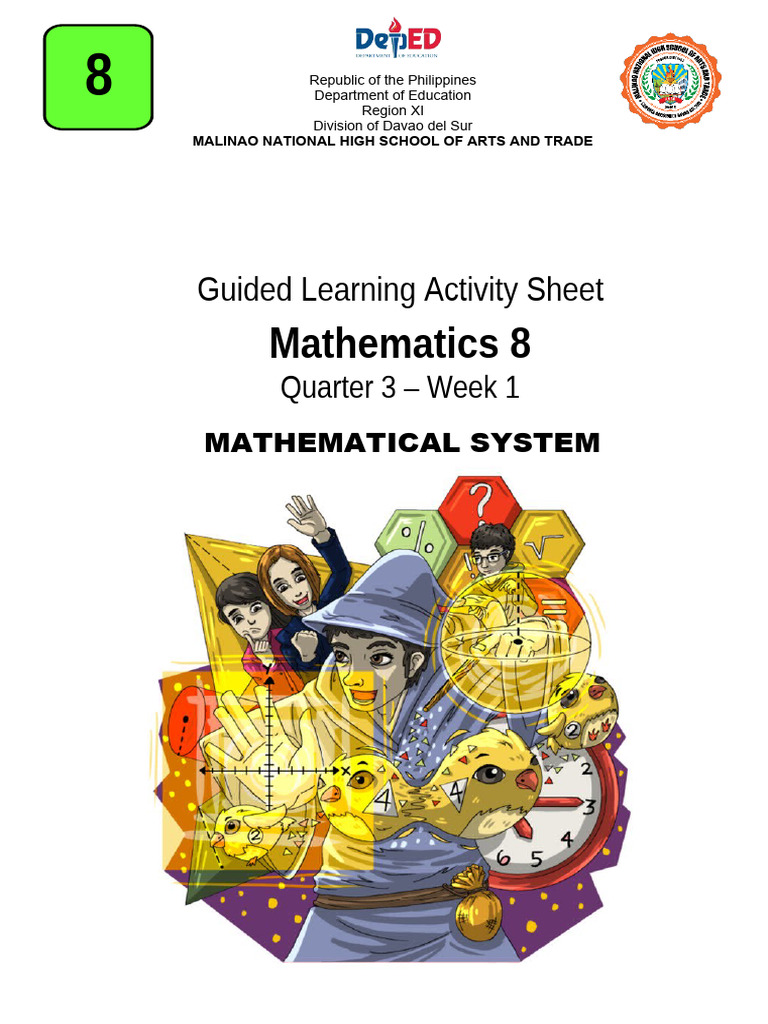 LAS - Math 8 Quarter 3 Week 1 | PDF | Line (Geometry) | Axiom