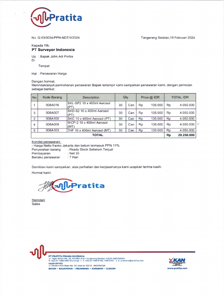 Q.03 0034 PPN-NDT Ii 2024 | PDF