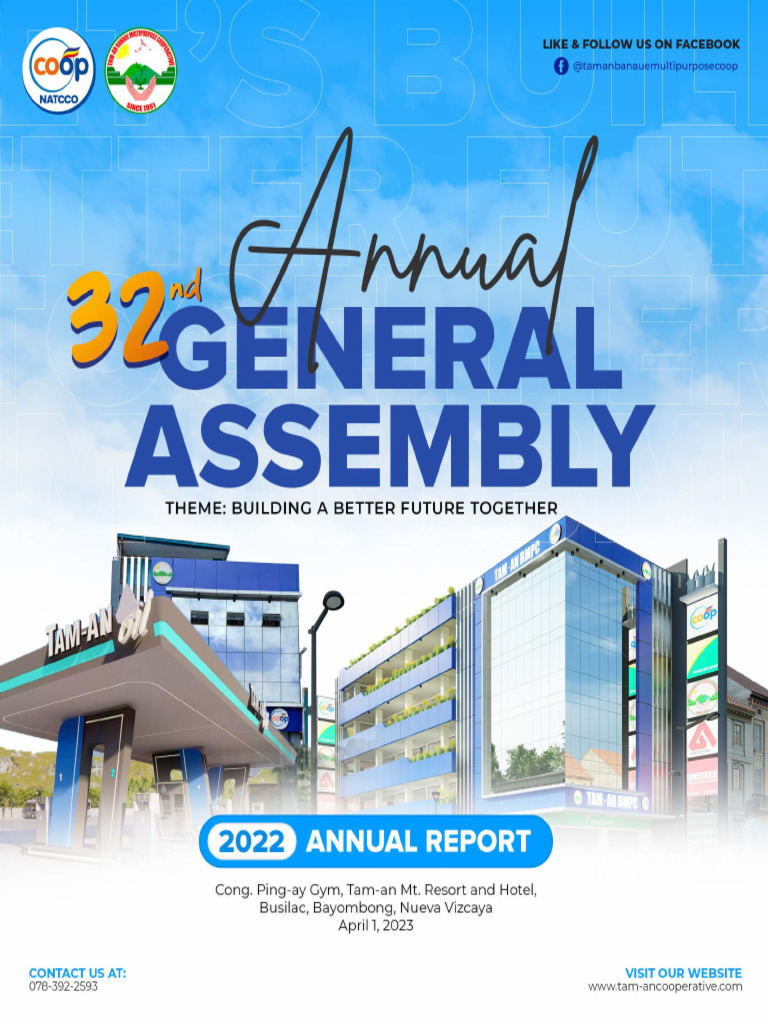 32nd Tam-an BMPC General Assembly | PDF | Cooperative | Interest
