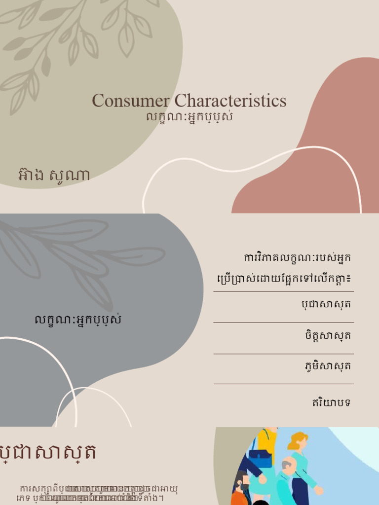 Consumer Characteristics | PDF
