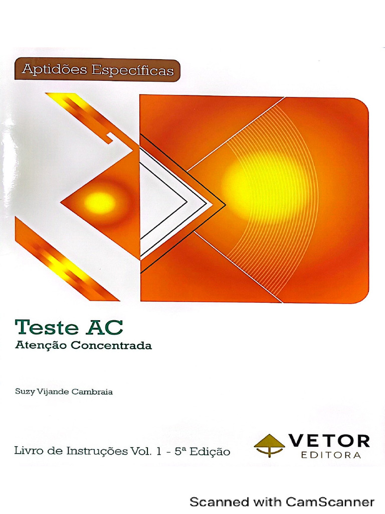 MANAUL Teste AC - ATENÇAO CONCENTRADA | PDF