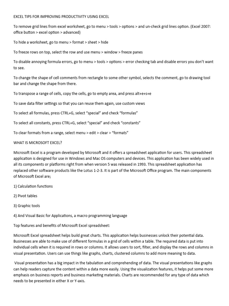 2 Ms Excel 2 Pdf Spreadsheet Microsoft Excel 